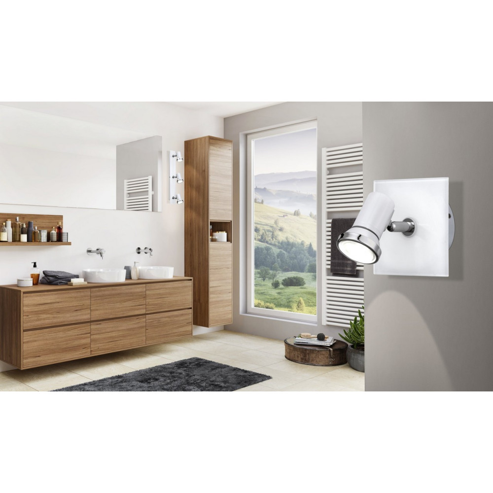 EGLO TAMARA 1 fehér - króm fürdőszobai LED mennyezeti lámpa (EG-95994 ...