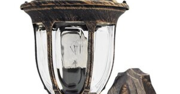 Rábalux Milano antik arany kültéri mozgásérzékelős falikar (RAB-8370 ...